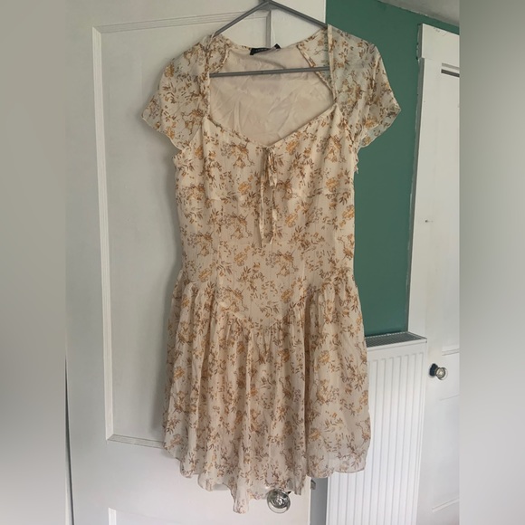 Cider | Dresses | Ditzy Floral Puff Sleeve Mini Dress Size M | Poshmark